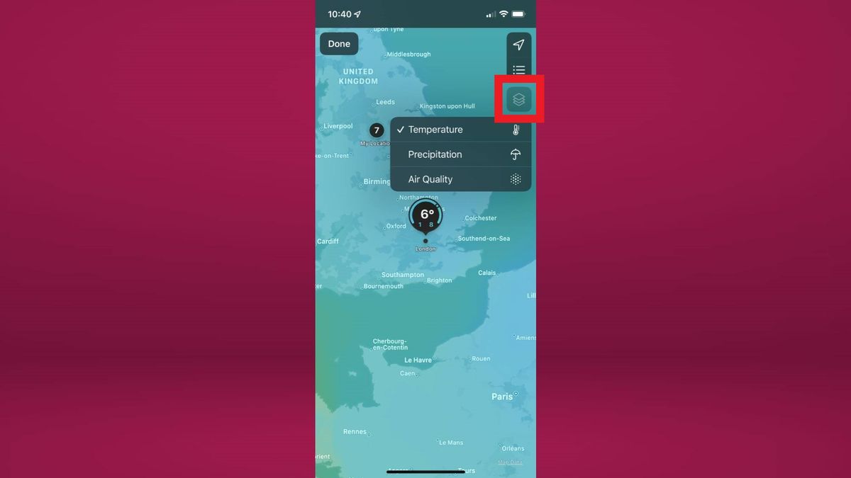 How to access your iPhone's hidden interactive weather map | Tom's Guide