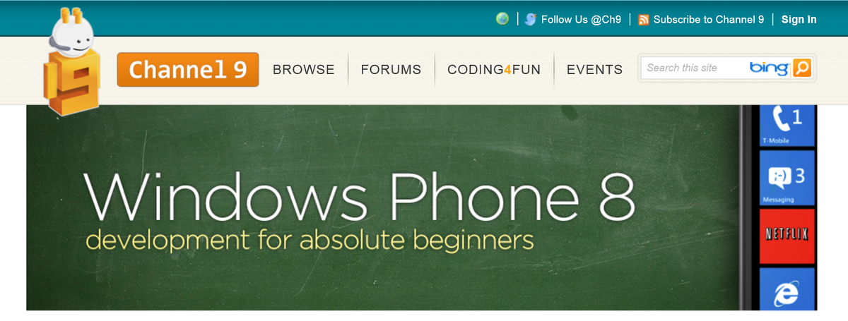 Learn to develop for Windows Phone 8 in one weekend with Channel 9 ...