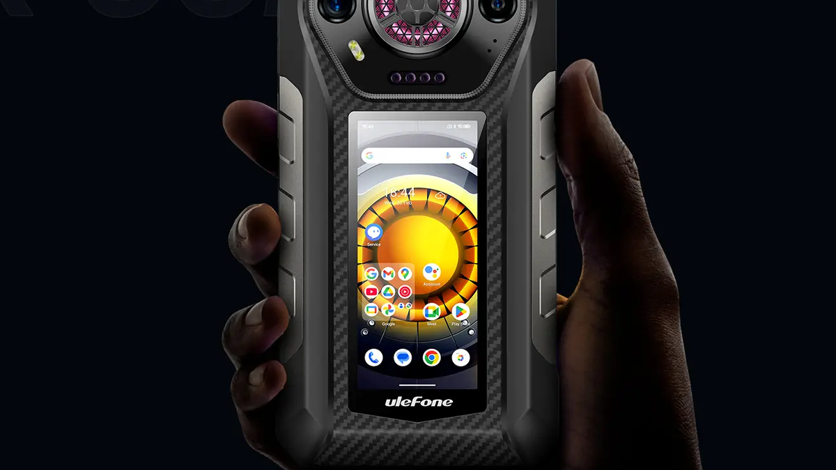 This new phone boasts a night vision camera, two screens, a giant ...