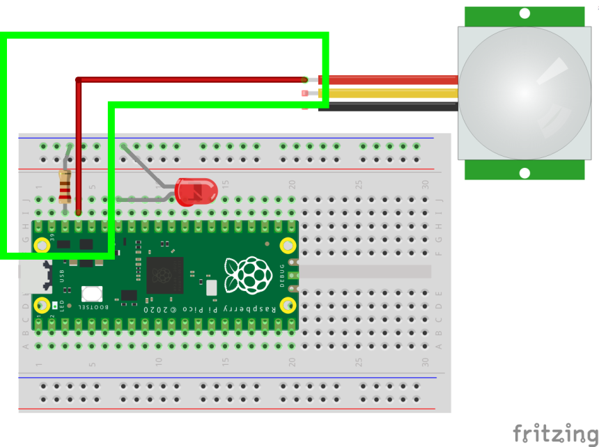 How to Use a Motion Sensor with Raspberry Pi Pico | Tom's Hardware