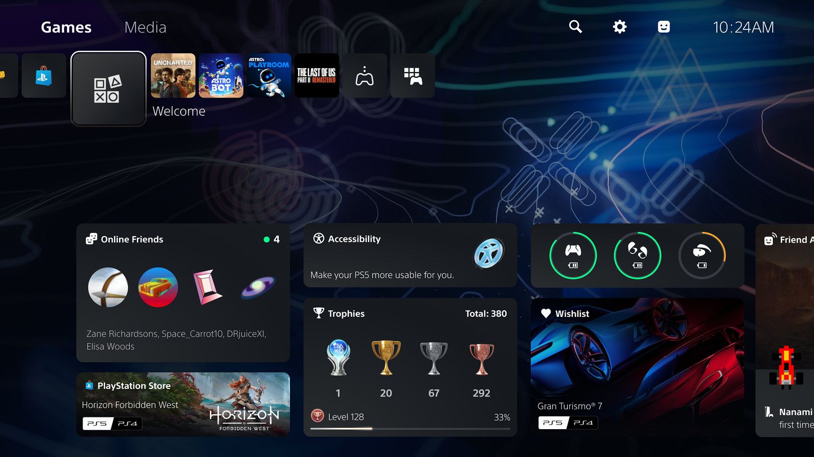 Huge PS5 update introduces customizable home screens and adaptive ...