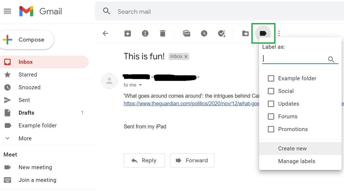 How to create folders in Gmail | Tom's Guide