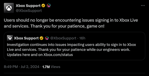Xbox Live's 'major outage' is fixed, but we still don't know what went ...