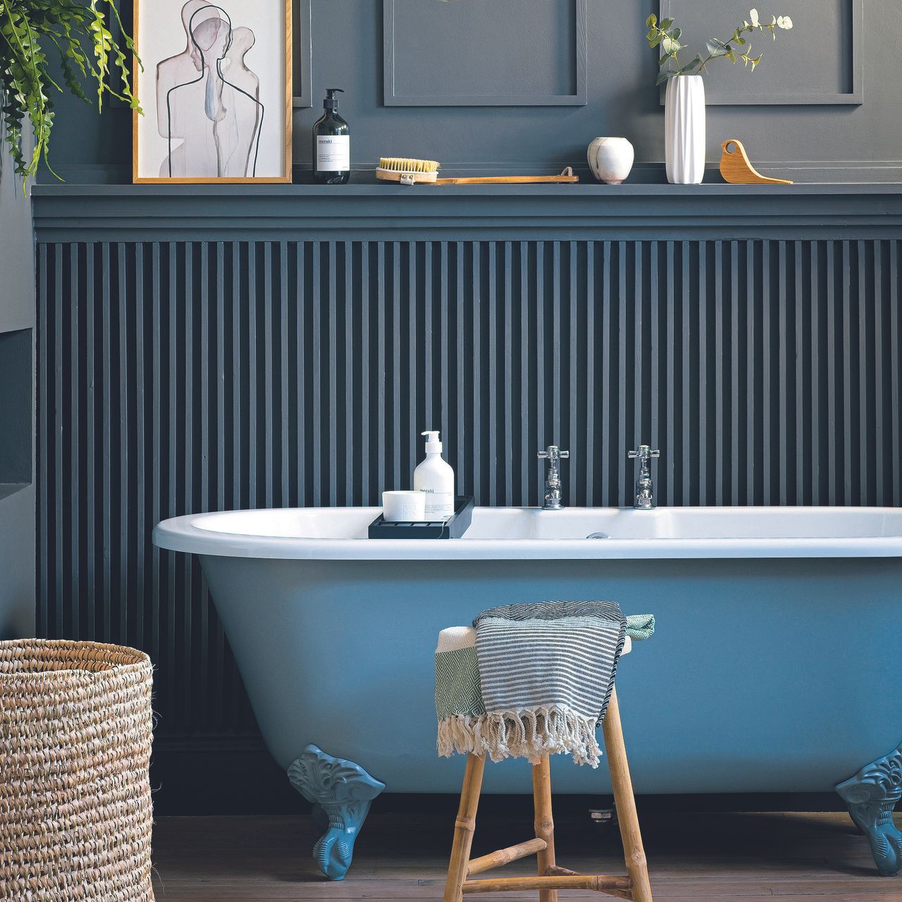 Coloured baths are making a comeback - but reimagined | Ideal Home