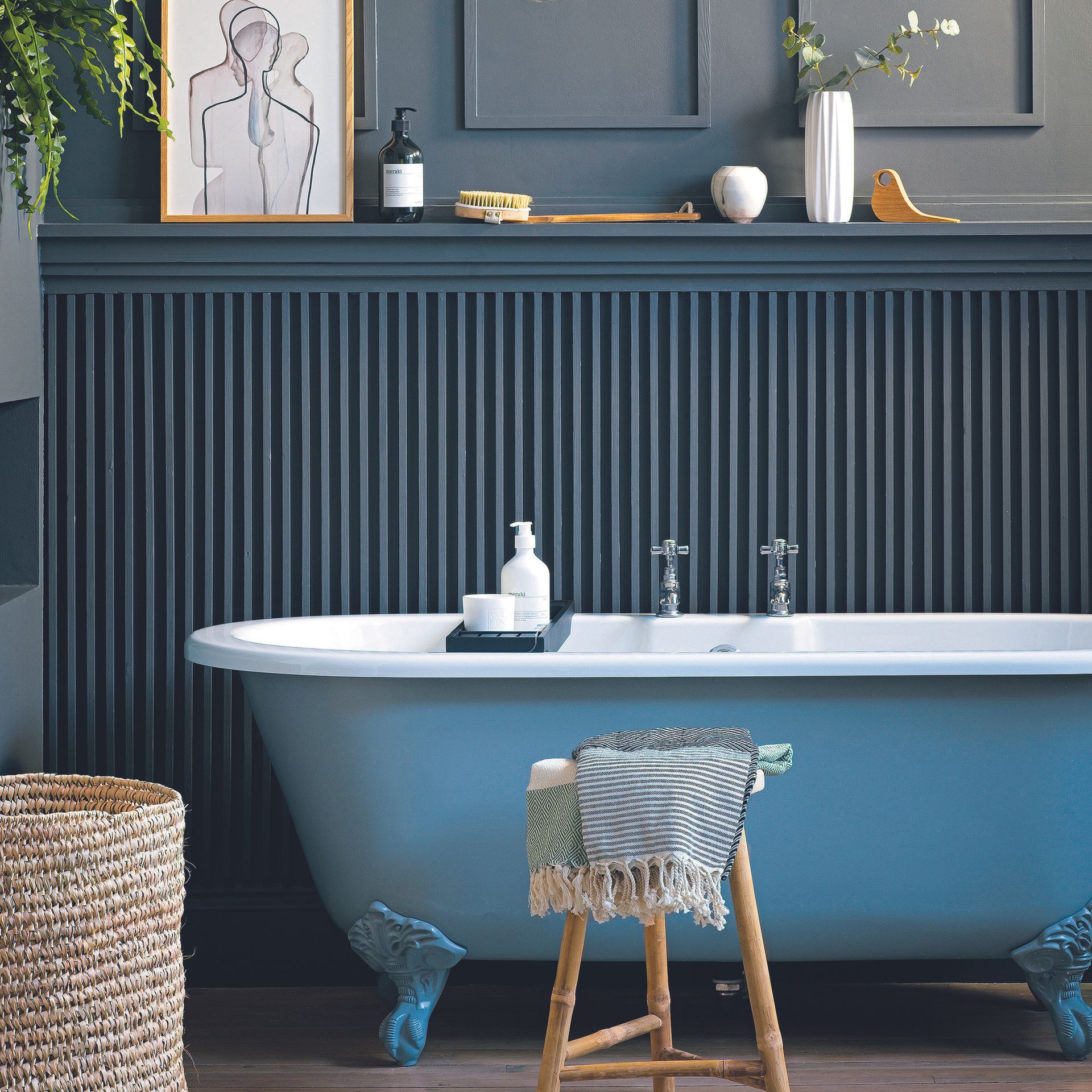 Coloured baths are making a comeback - but reimagined | Ideal Home