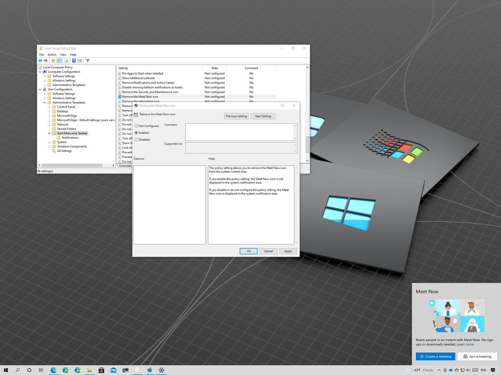 How to disable the Meet Now feature on Windows 10 | Windows Central