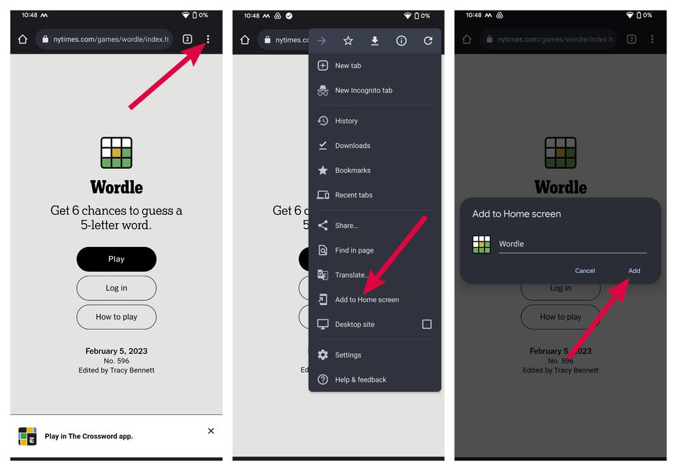 How to install Wordle on an iPhone or Android phone | Laptop Mag