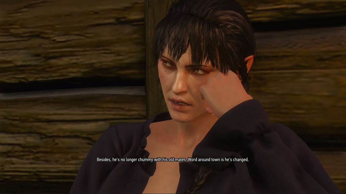 The Witcher 3 Following the Thread mission: find a contract in Hierarch ...