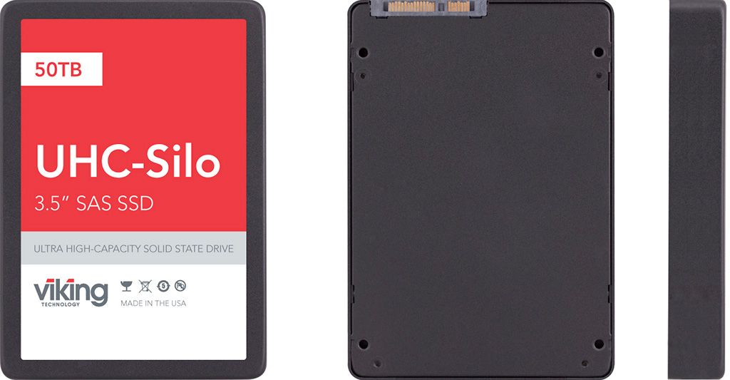Viking crams a whopping 50TB of capacity into a single 3.5-inch SSD ...