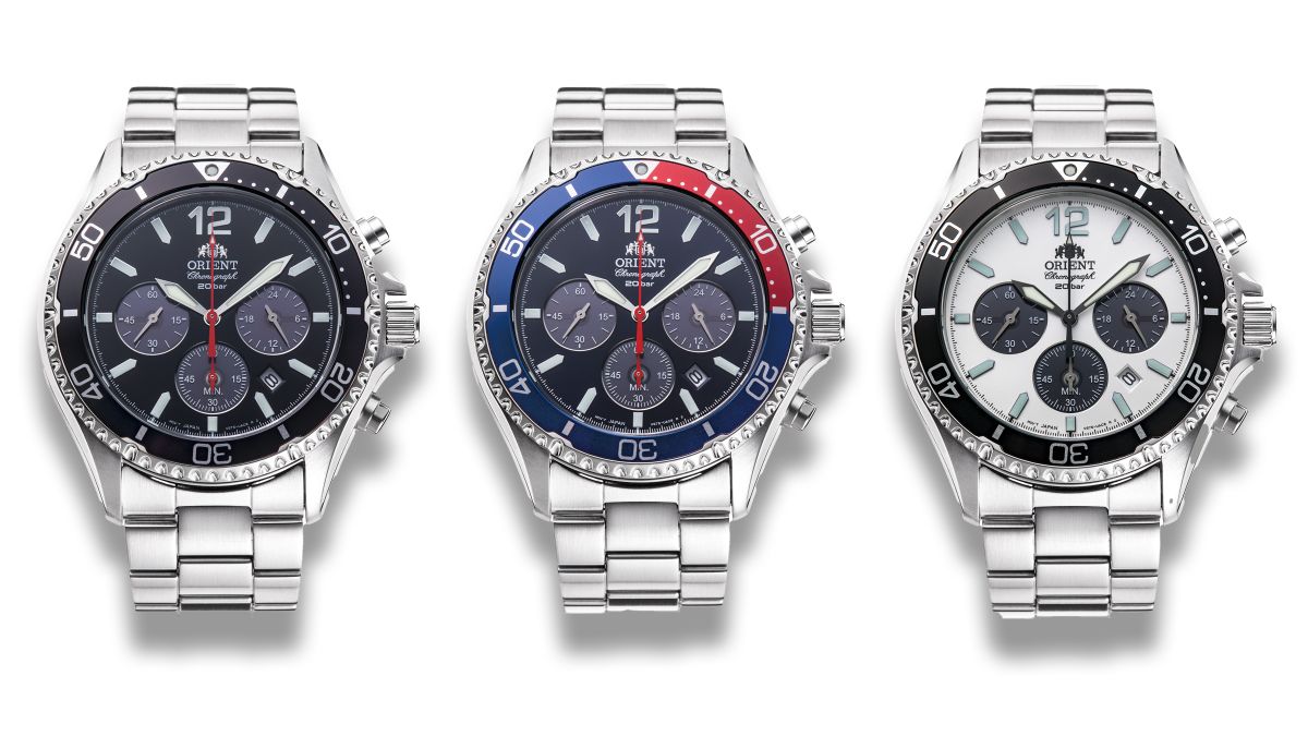 Orient adds solar-powered chronograph models to Mako Diver series | T3