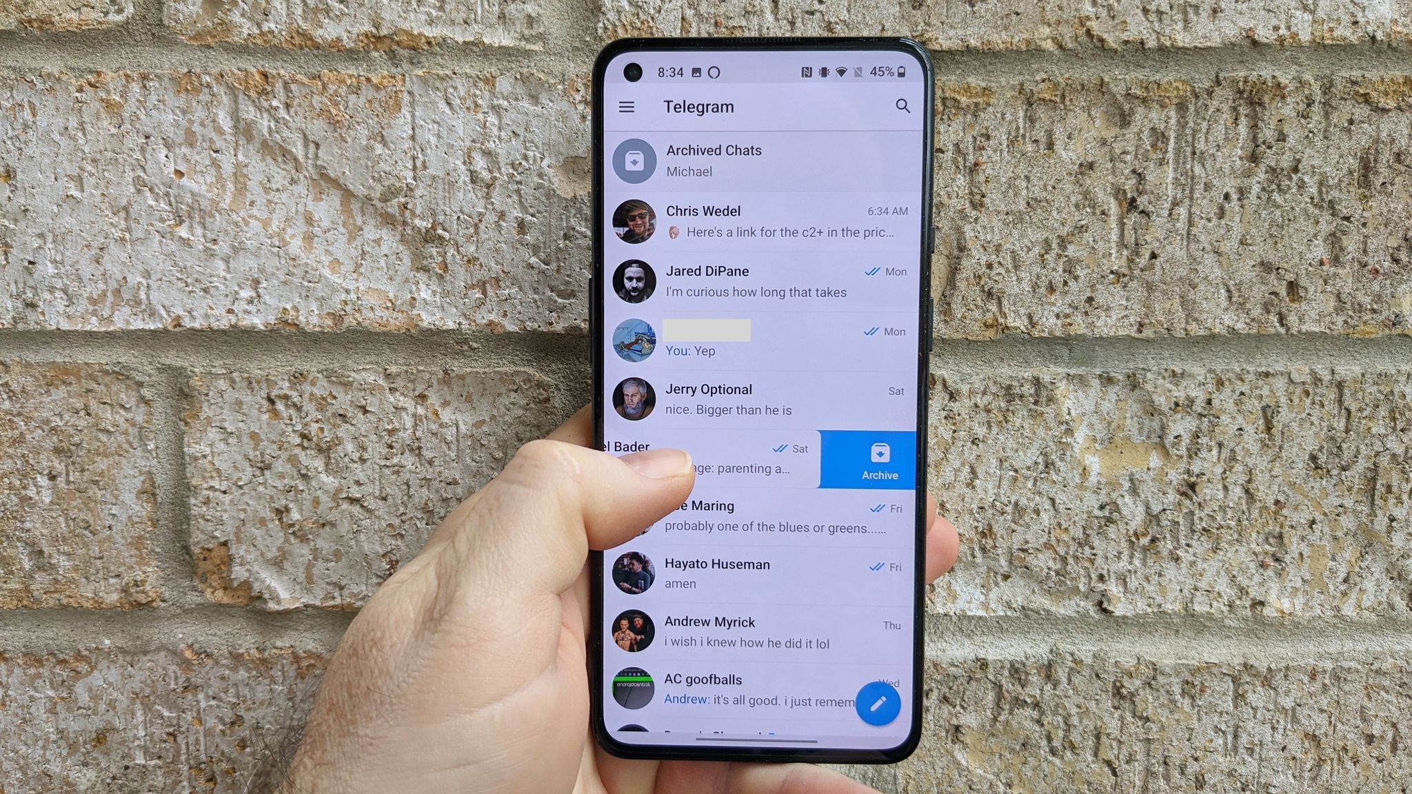 How to archive conversations in Telegram | Android Central
