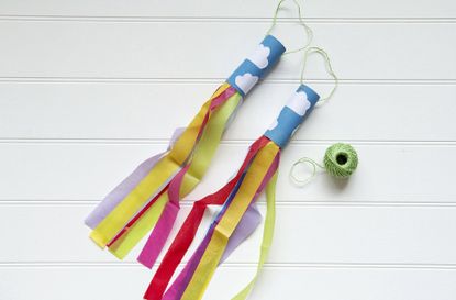 How to make rainbow streamers from tissue paper - Good To | GoodtoKnow
