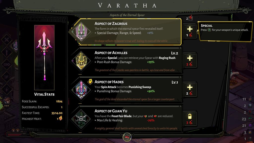 Hades weapon upgrades and how to get more Titan Blood | GamesRadar+