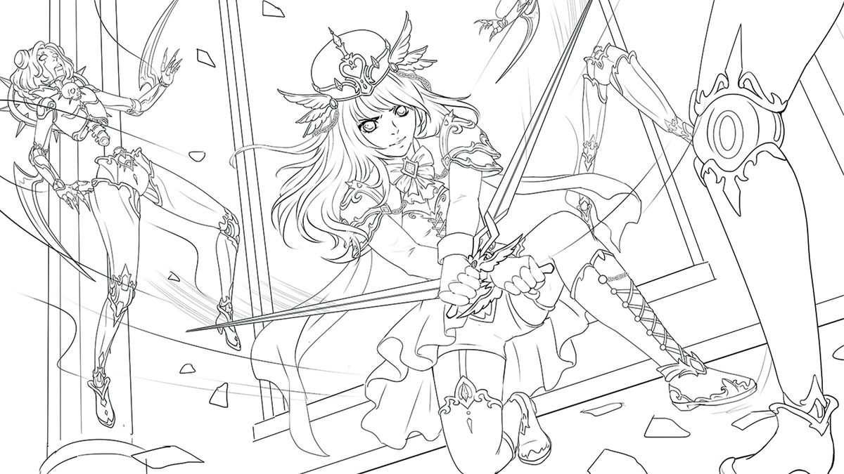 How to create dynamic action scenes in Clip Studio Paint | Creative Bloq