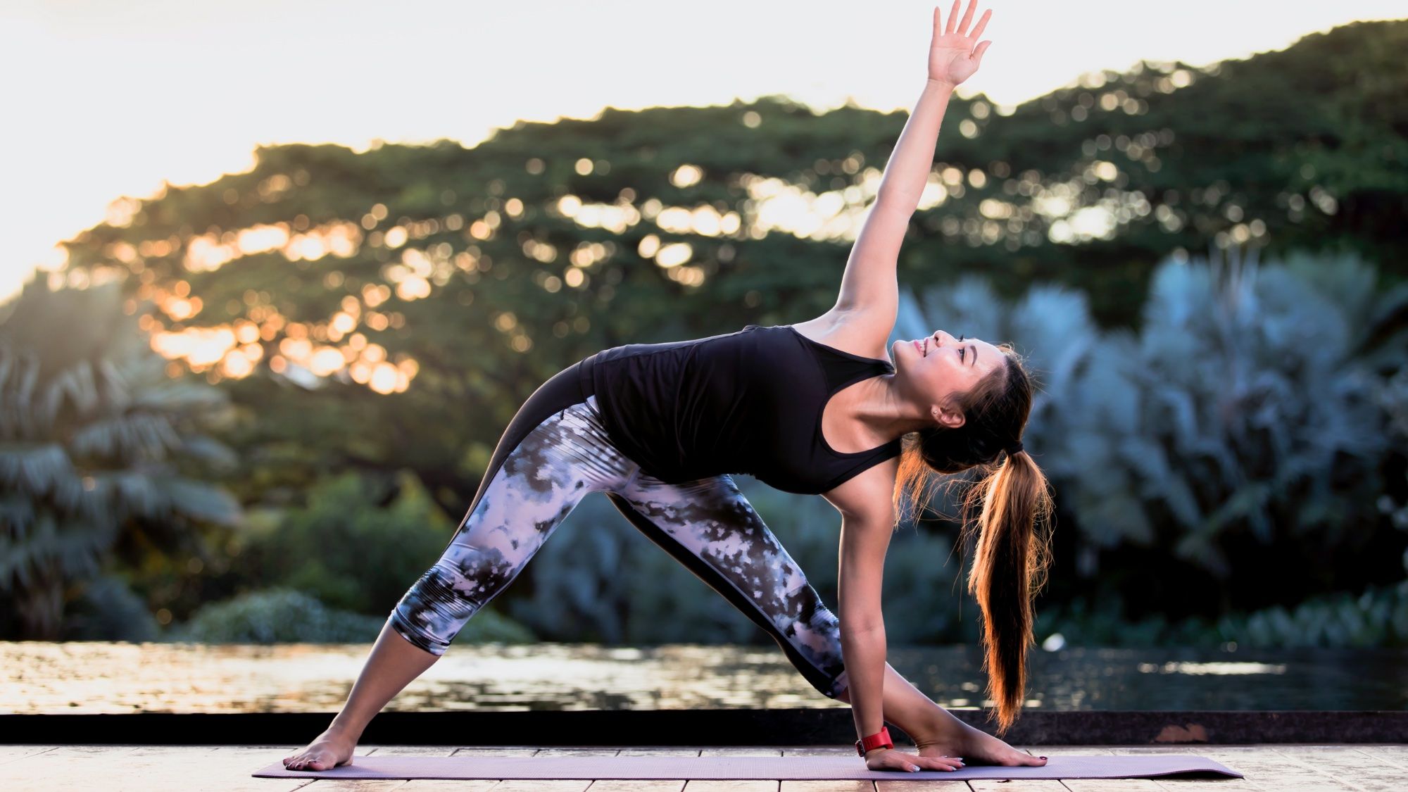 I did triangle pose every day for 2 weeks, and my entire body opened up ...
