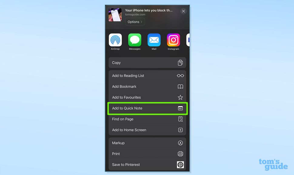 How to take Quick Notes on iPhone with this useful guide | Tom's Guide