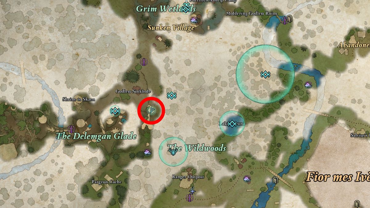 Earthy Aegis treasure map solution in Avowed | PC Gamer