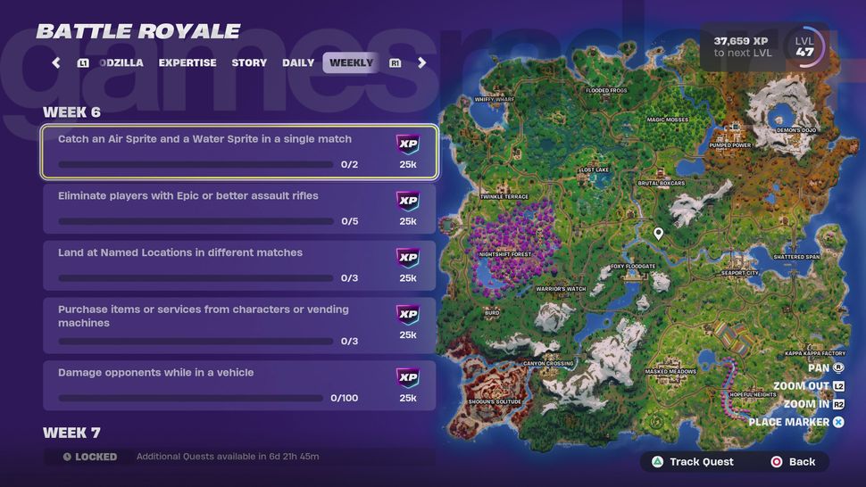 Fortnite Quests in Chapter 6 Season 1 | GamesRadar+