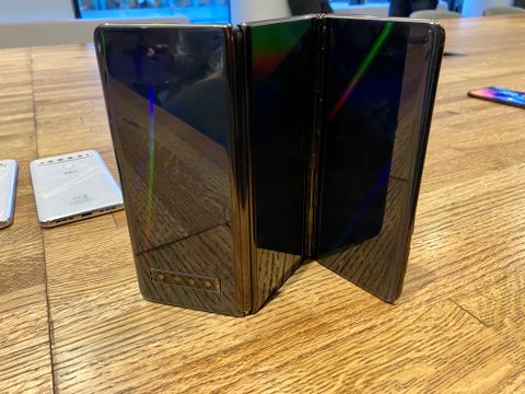 The world’s first rollable screen phone makes the Samsung Galaxy Z Flip ...