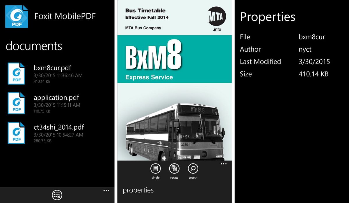 Foxit MobilePDF Reader comes to Windows and Windows Phone as a ...