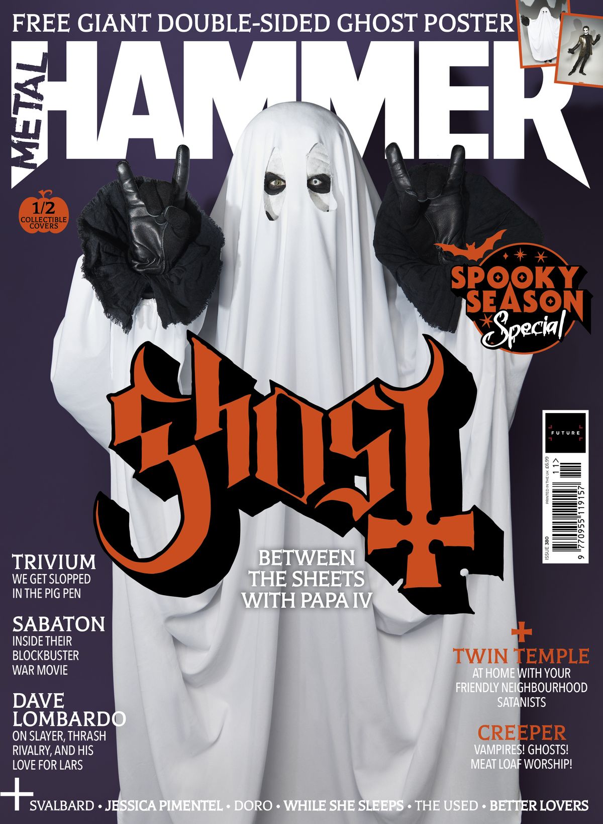 Ghost return to the cover of Metal Hammer – and there are two covers to ...