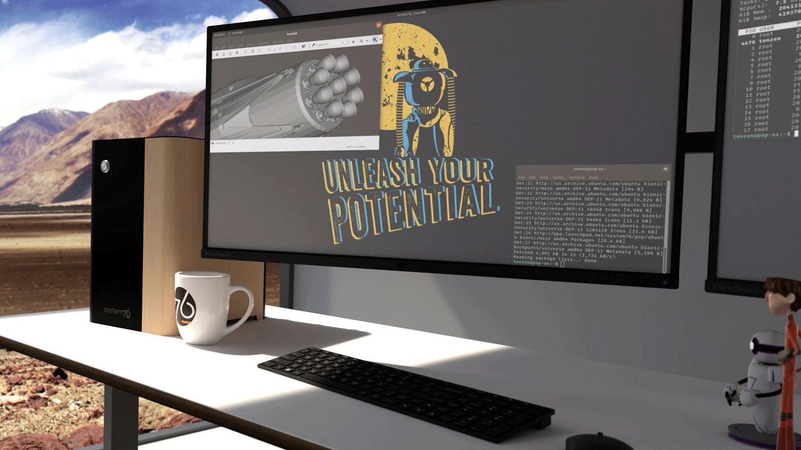 Open-source Linux PC Stuffs 4 Quadros Into Mid-Tower Case | Tom's Hardware