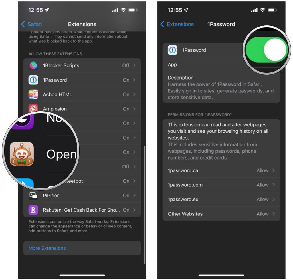 How to add and enable extensions in Safari for iPhone and iPad | iMore