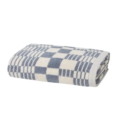 John Lewis has the best checked bathroom towels we've seen | Ideal Home