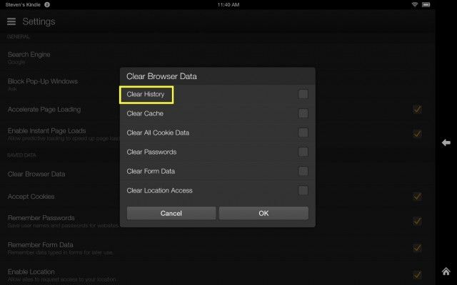 How to Delete Search History from the Kindle Fire HDX | Laptop Mag