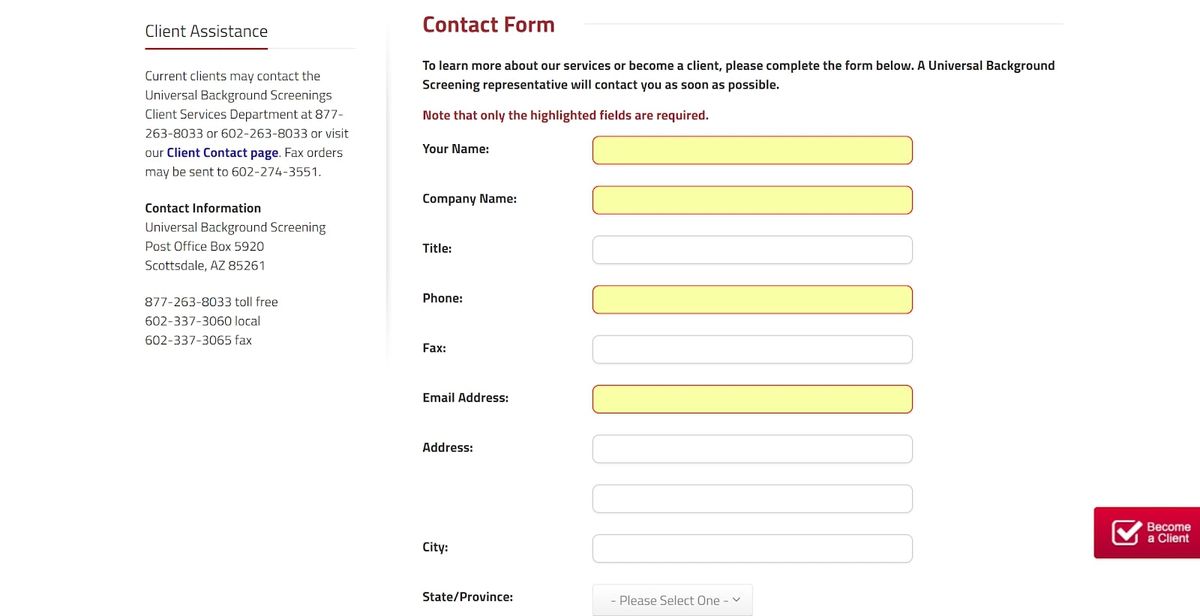 Universal Background Screening review | TechRadar