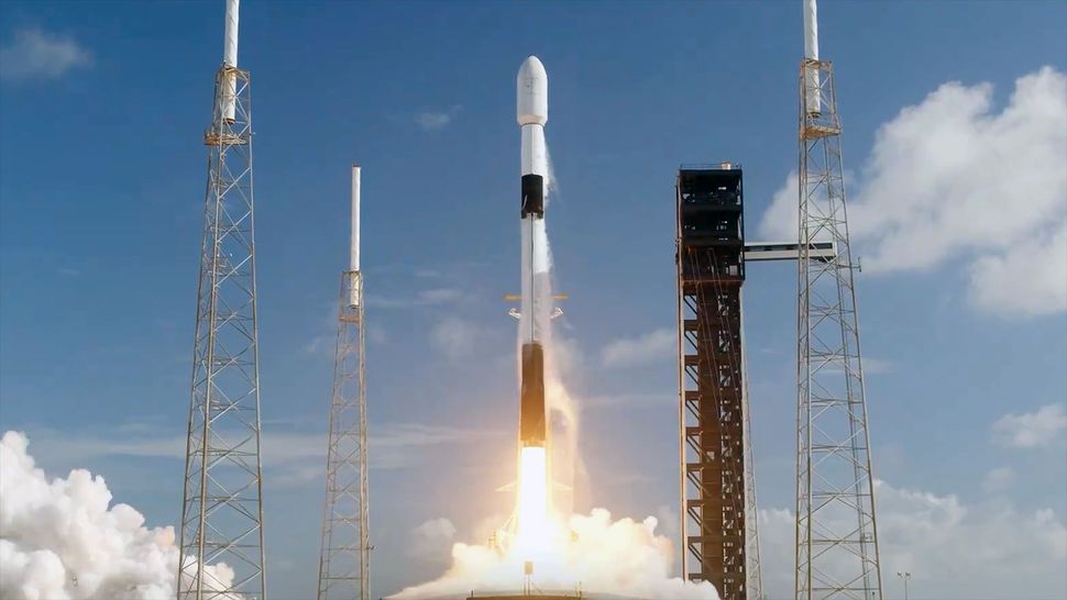 SpaceX rocket launches European TV satellite, makes 250th droneship ...
