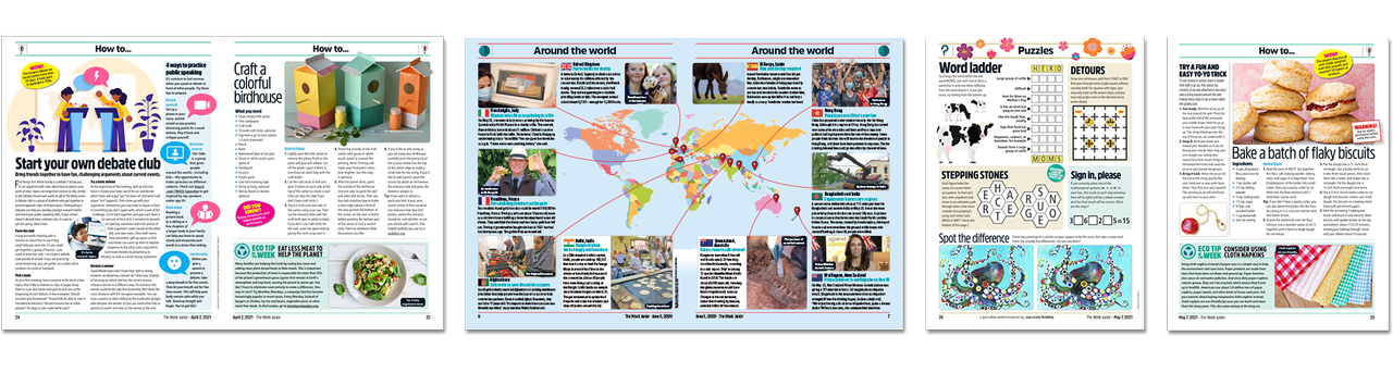 Every week, a world of news, ideas, activities, puzzles, and lively debates