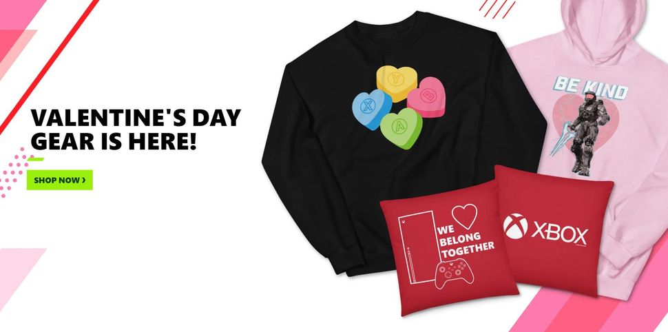 Microsoft drops Valentine's Day-themed Xbox apparel collection ...