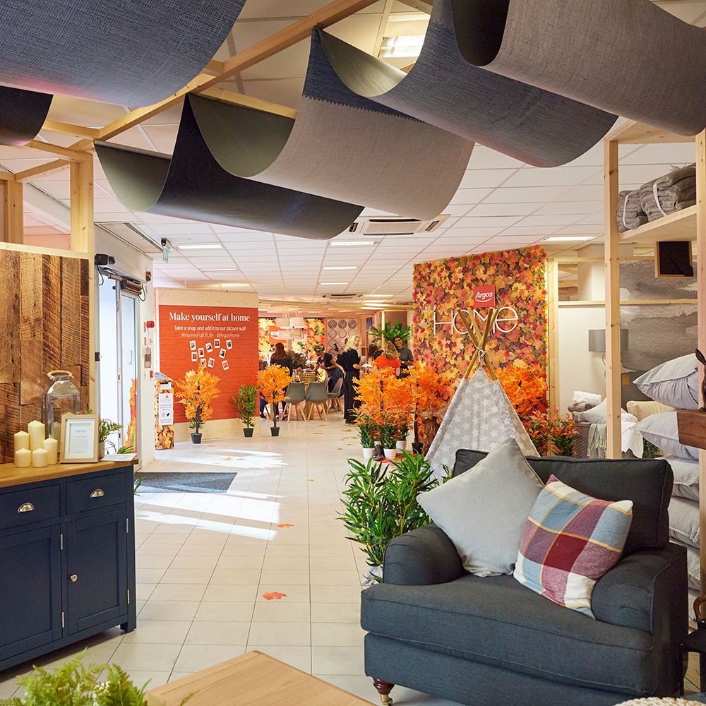 At the Argos pop-up shop, you can try out its homeware in real life ...