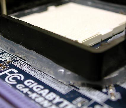 The Important Step Of Sealing The CPU Base - Strip Out The Fans, Add 8 ...