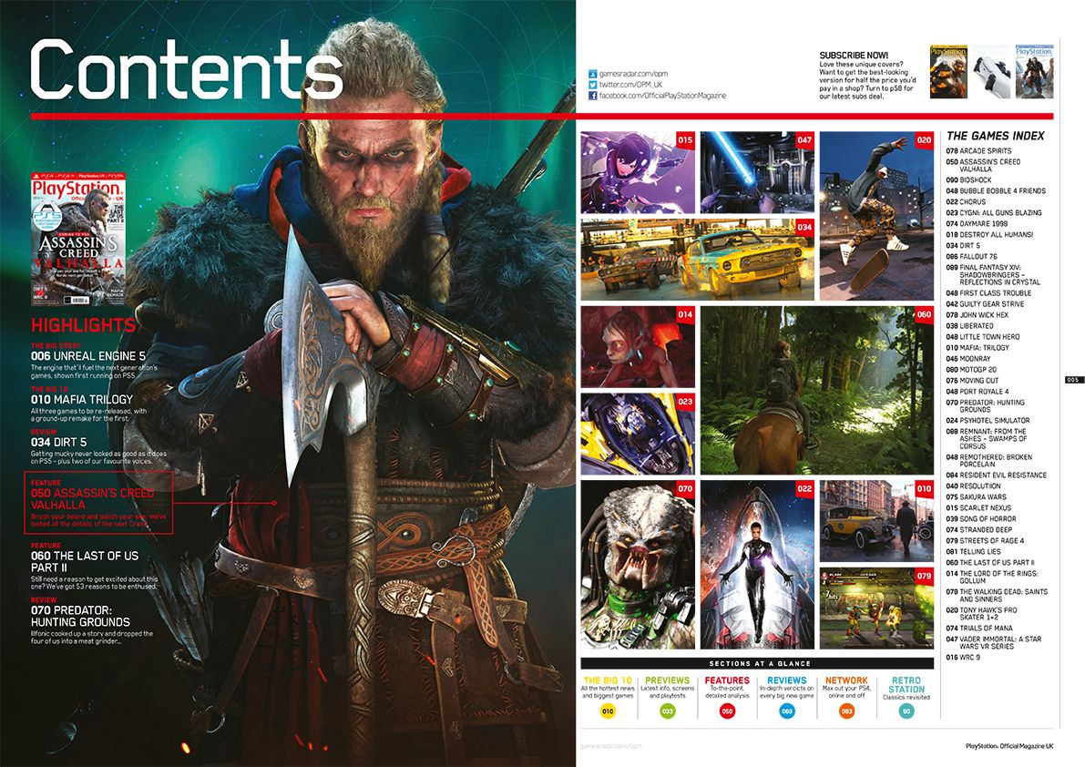 PS5's Assassin's Creed Valhalla takes the cover of Official PlayStation ...