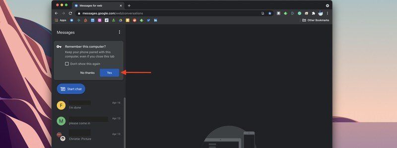How to use Google Messages from a web browser or Chromebook | Android ...