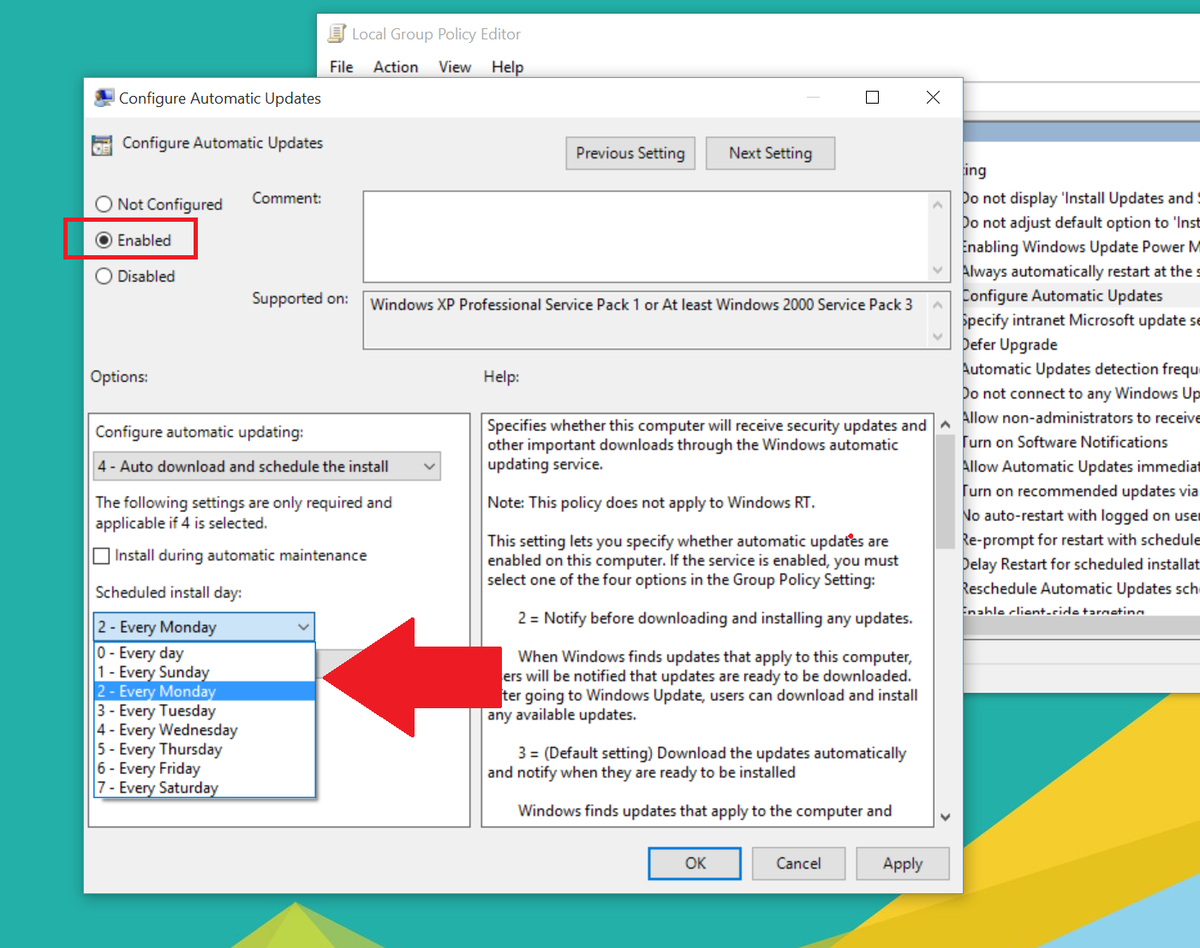 How to schedule Windows Update installations in Windows 10 Pro ...