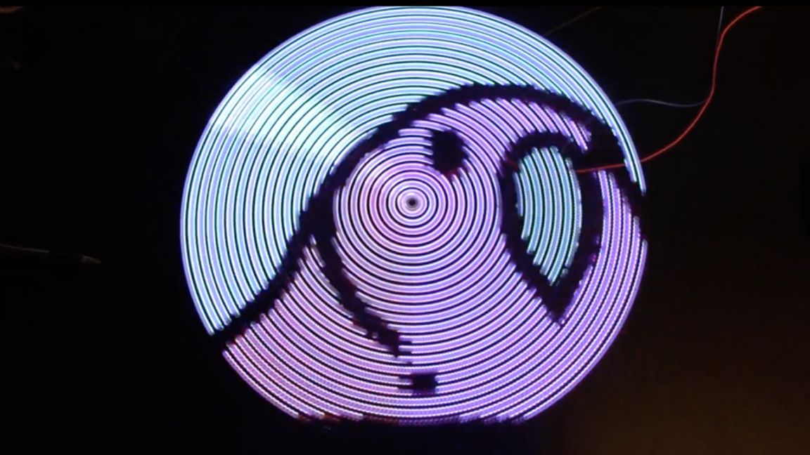 Raspberry Pi Pico POV Display Spins Out a Dazzling LED Show | Tom's Hardware
