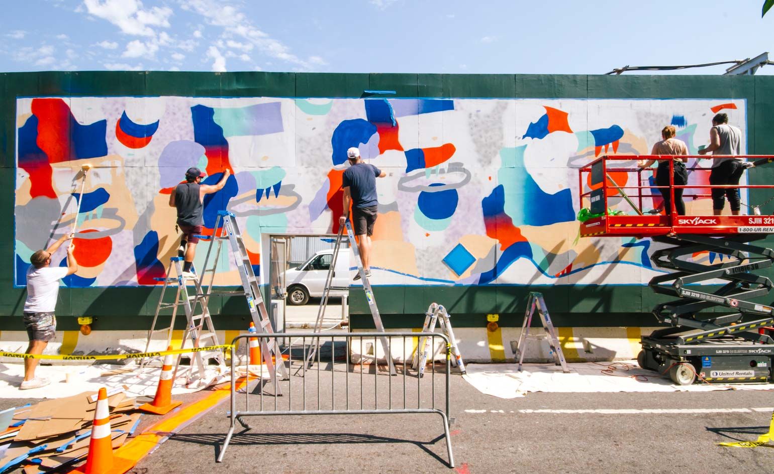 Wall space: Brooklyn artists think big with Mike Perry-led mural ...