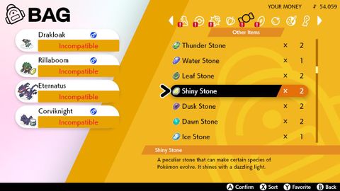 Pokemon Sword and Shield Shiny Stone evolutions | GamesRadar+