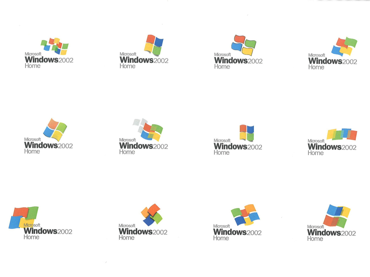 Microsoft's unused Windows XP logos are pretty wild | Creative Bloq