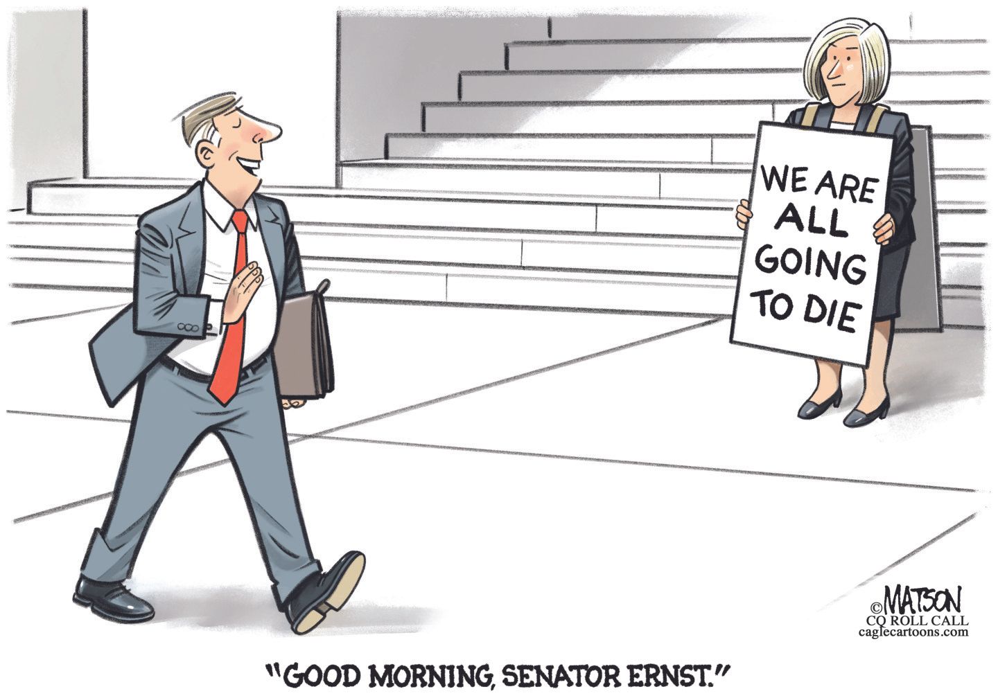 5 deadly funny cartoons about Joni Ernst’s new catchphrase | The Week