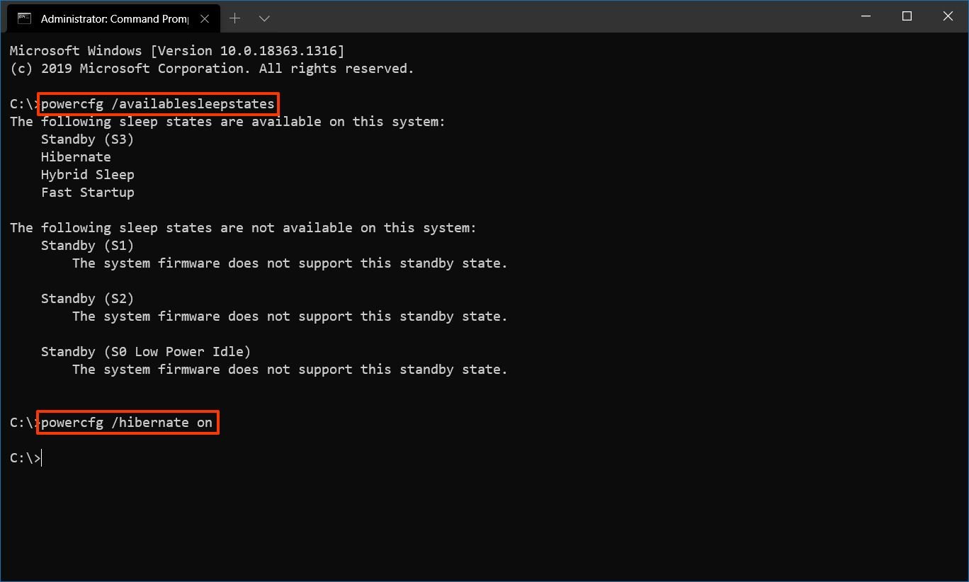 How to use powercfg to control power settings on Windows 10 | Windows ...