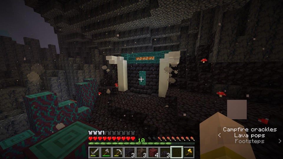 Minecraft Nether Update showcase: The new basalt delta biome is dark ...