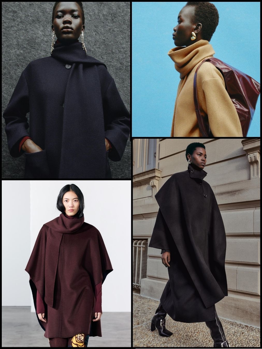 Zara's Scarf Coats Are Elegant, Anti-Trend and Timeless | Who What Wear