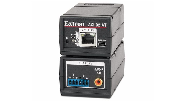 Extron Introduces Compact Two-Channel Dante Interface | AVNetwork