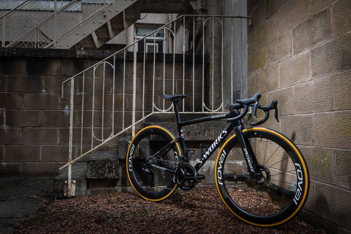 Remco Evenepoel and others aboard all-new S-Works Tarmac SL8 at World ...