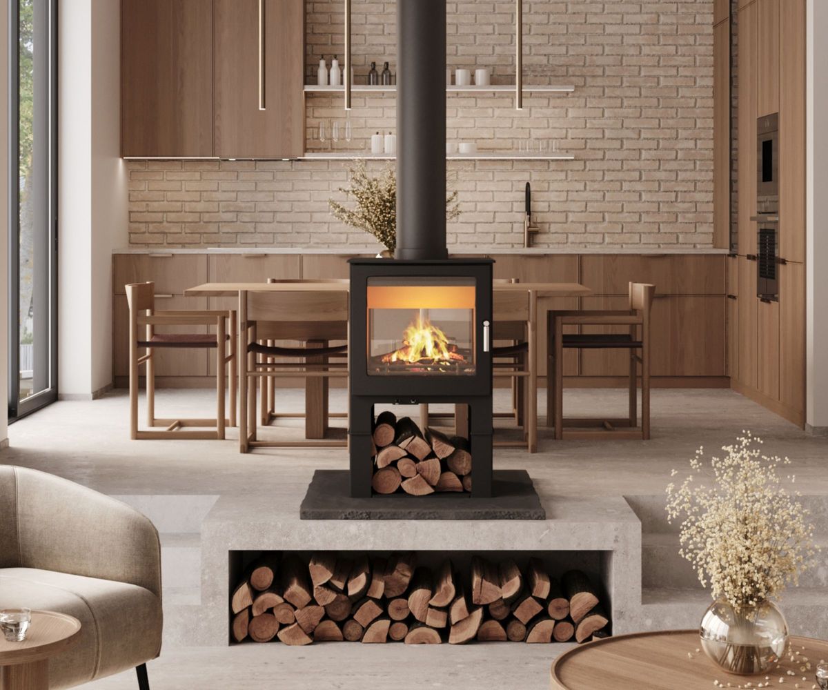 Double-sided log burner ideas: to heat your home in style | Homebuilding