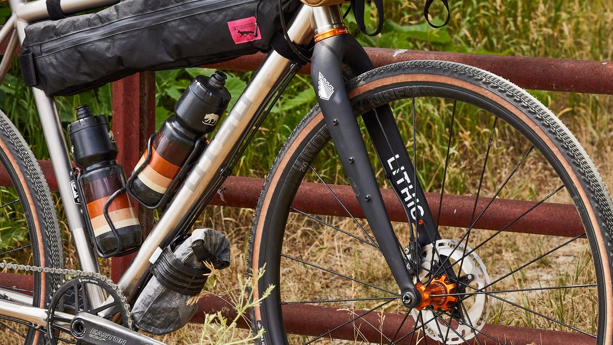 Lithic by Wolf Tooth Components' carbon bikepacking MTB fork features a compatibility-solving ...